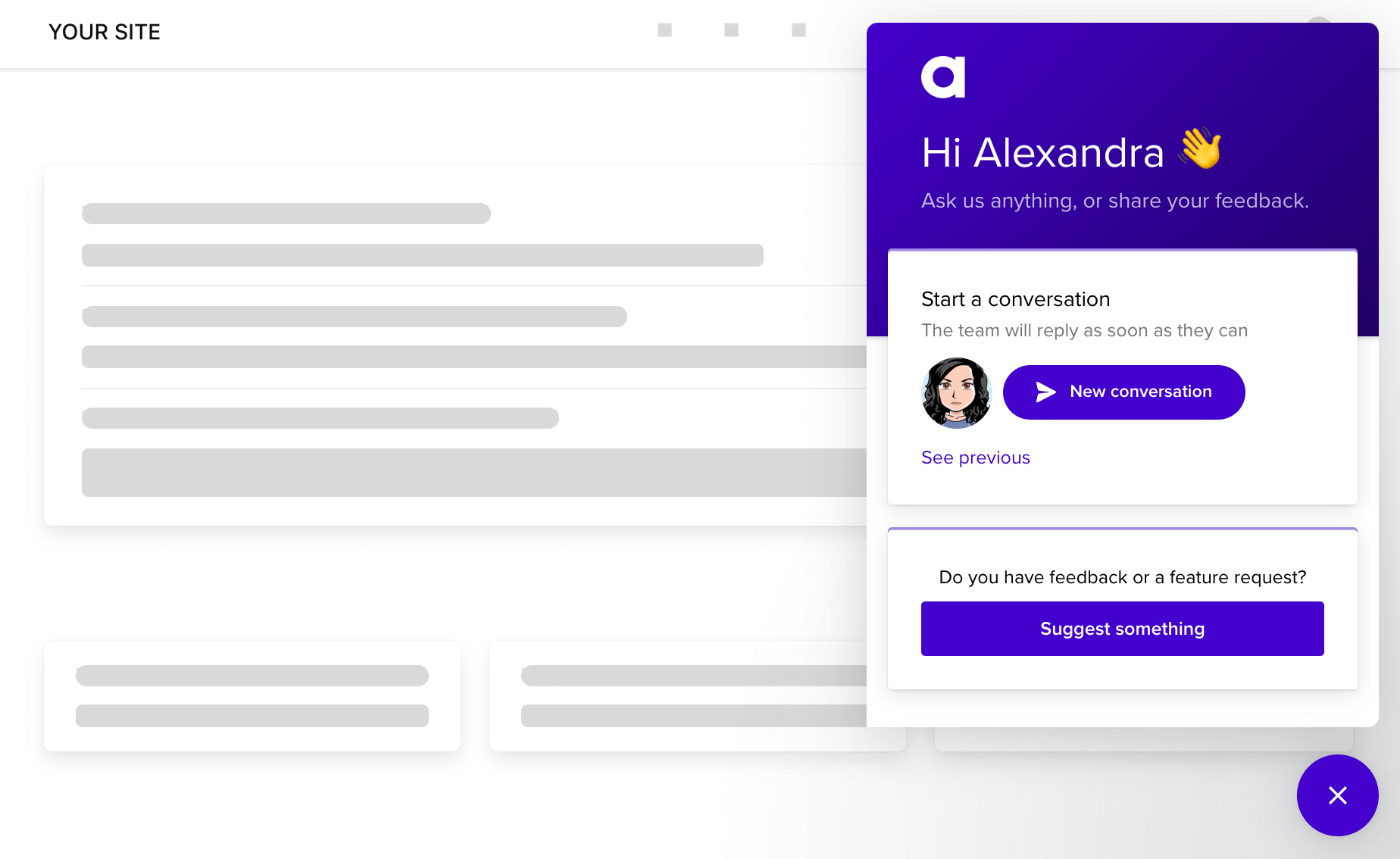Capture and manage customer feedback with Intercom | Acute